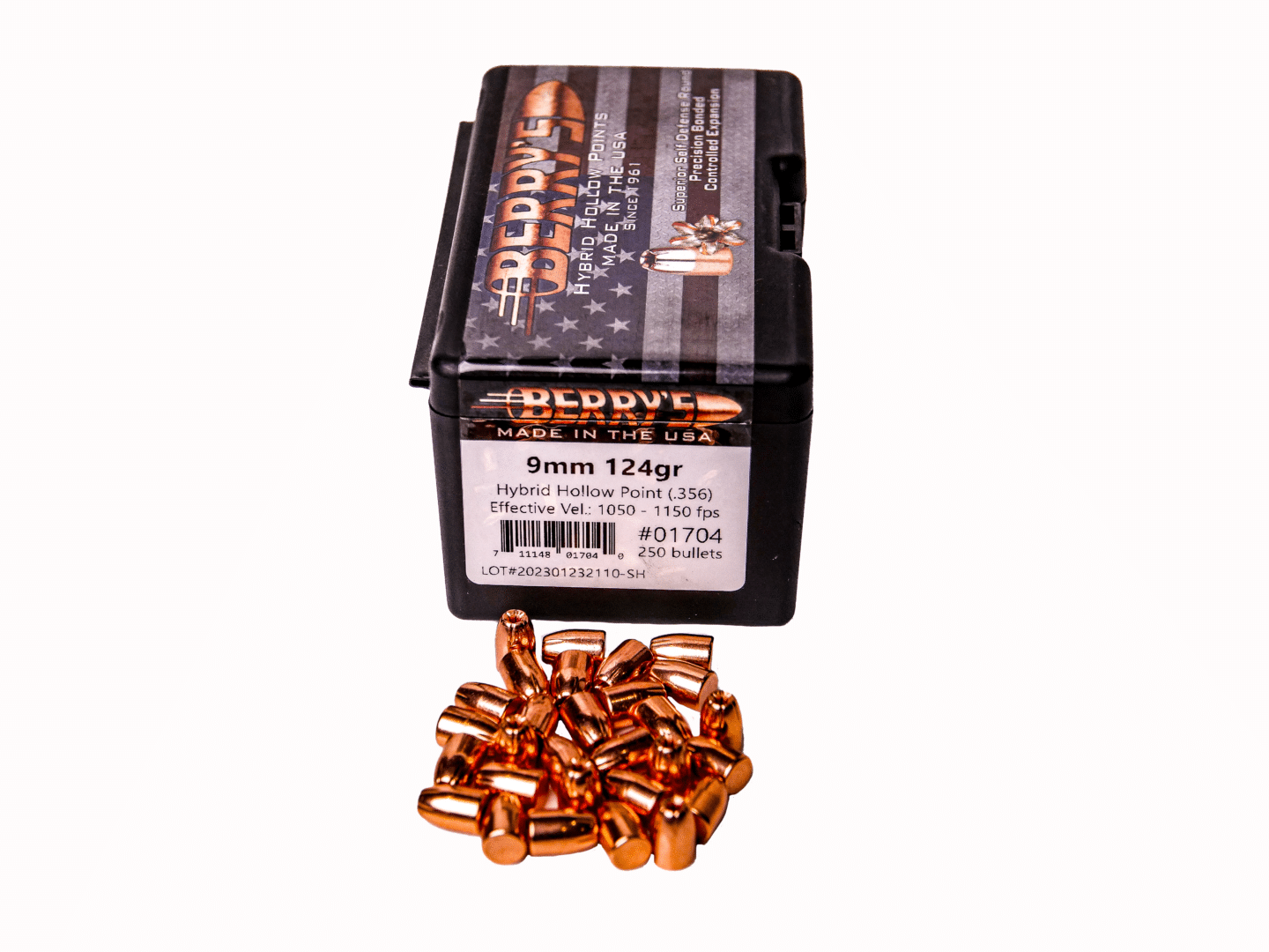 124 Grain 9mm Bullets | Self Defense Bullets | Bulk Bullets