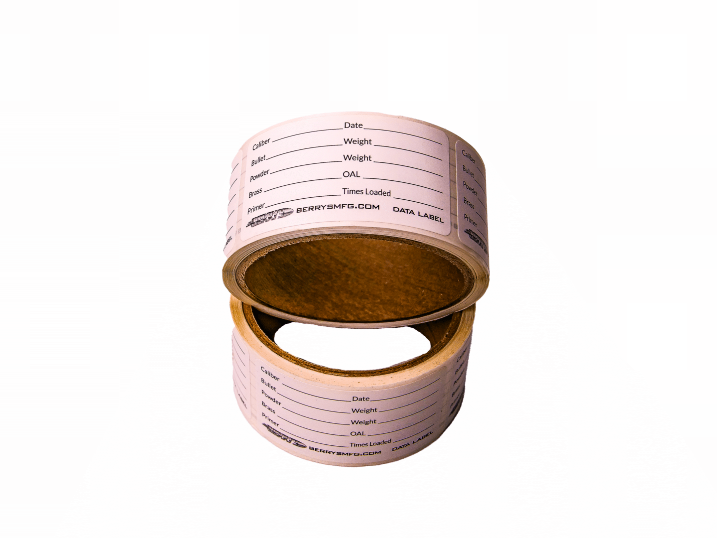 Reloading Data Labels | Ammunition Reloading Labels