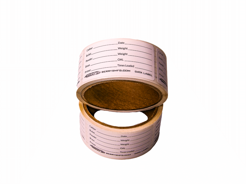 Reloading Data Labels | Ammunition Reloading Labels